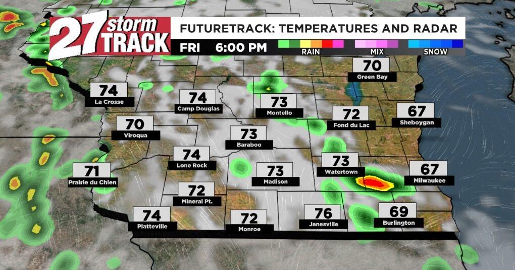 Rainfall returning to Southern Wisconsin | Forecast | wkow.com