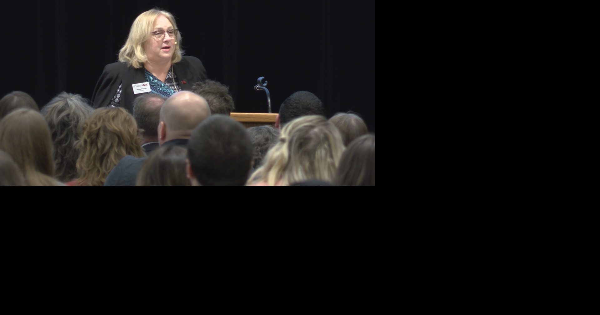 Betsy Morgan gives Spring Semester welcome address | News | wkow.com