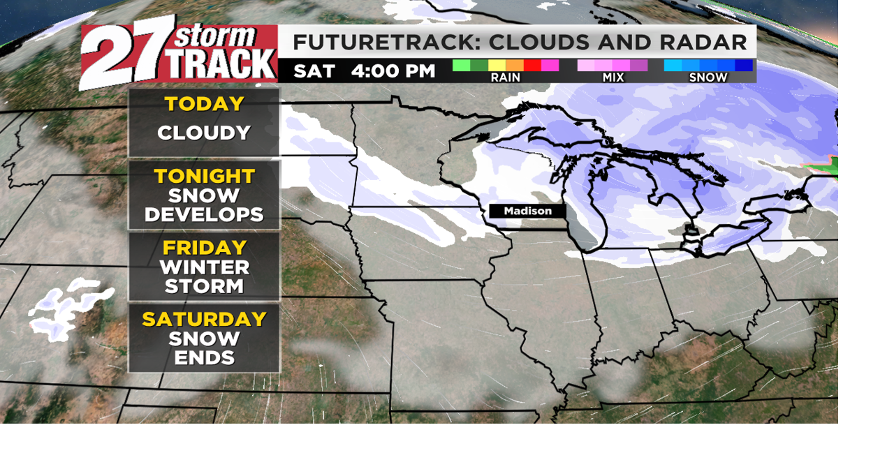 Tracking Friday's winter storm | Forecast | wkow.com