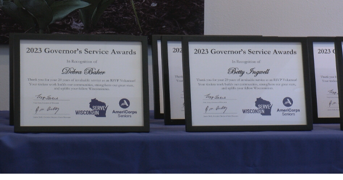 Volunteers honored at Governor's Service Awards | News | wkow.com