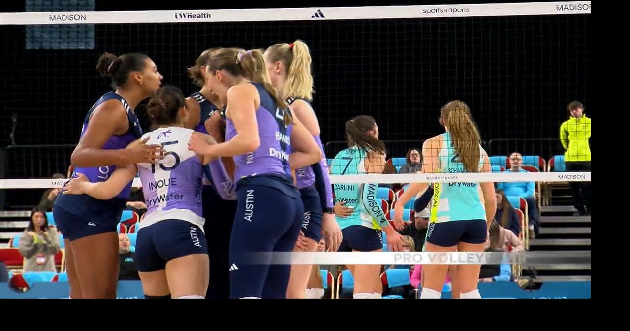 LOVB Madison falls to 2-1 with five-set loss to LOVB Austin | Video ...