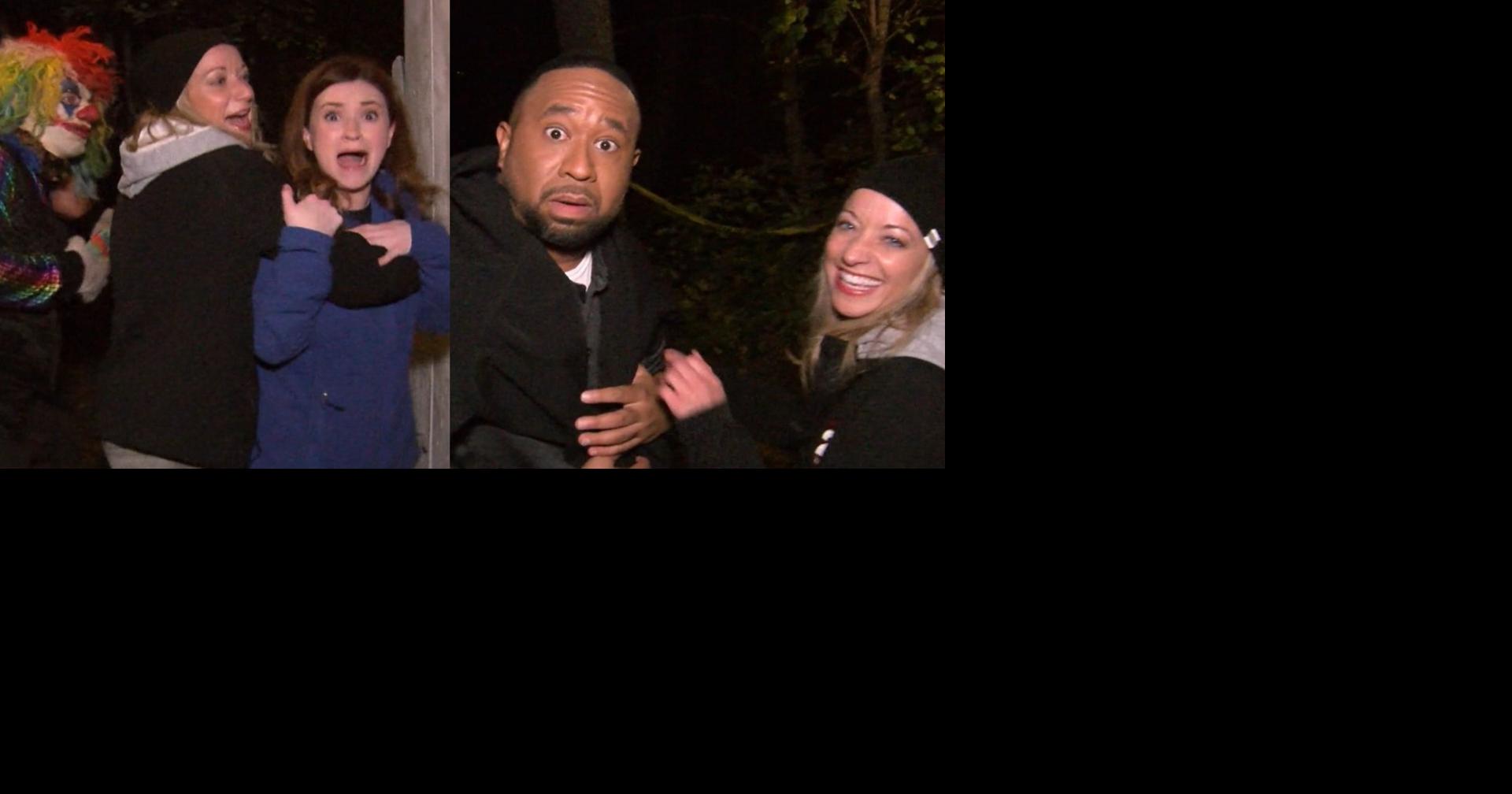 WATCH: 27 News team goes to Schuster's Haunted Forest | News | wkow.com