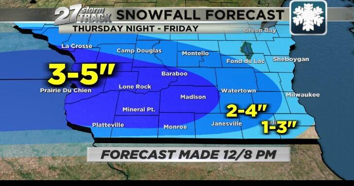 Tracking first snow storm of the season | News | wkow.com