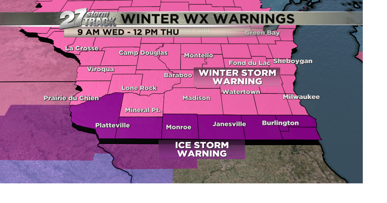 Winter storm impacts through Thursday | News | wkow.com