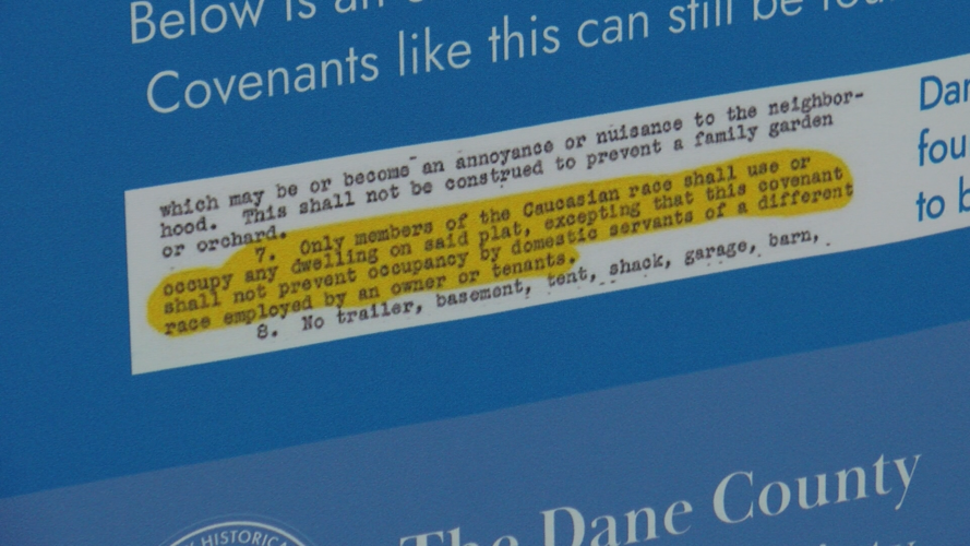 Racial covenants exhibit illustrates Dane County's racist past at ...