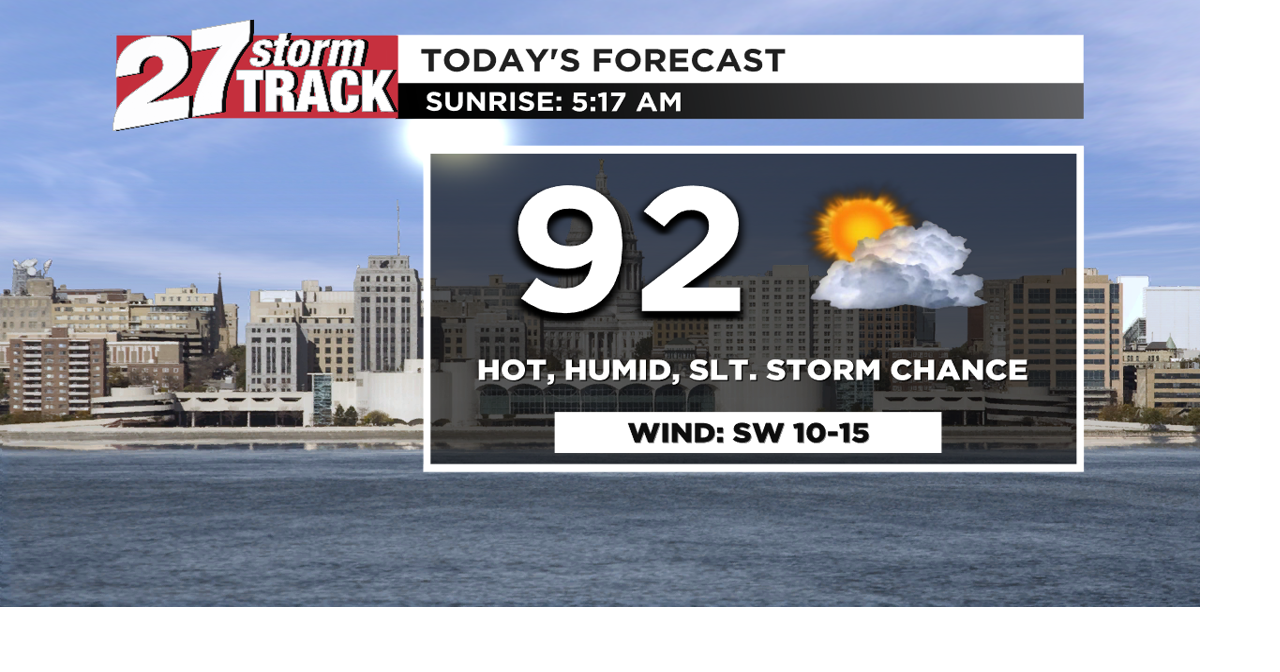 Hot and humid with an isolated storm chance | Forecast | wkow.com
