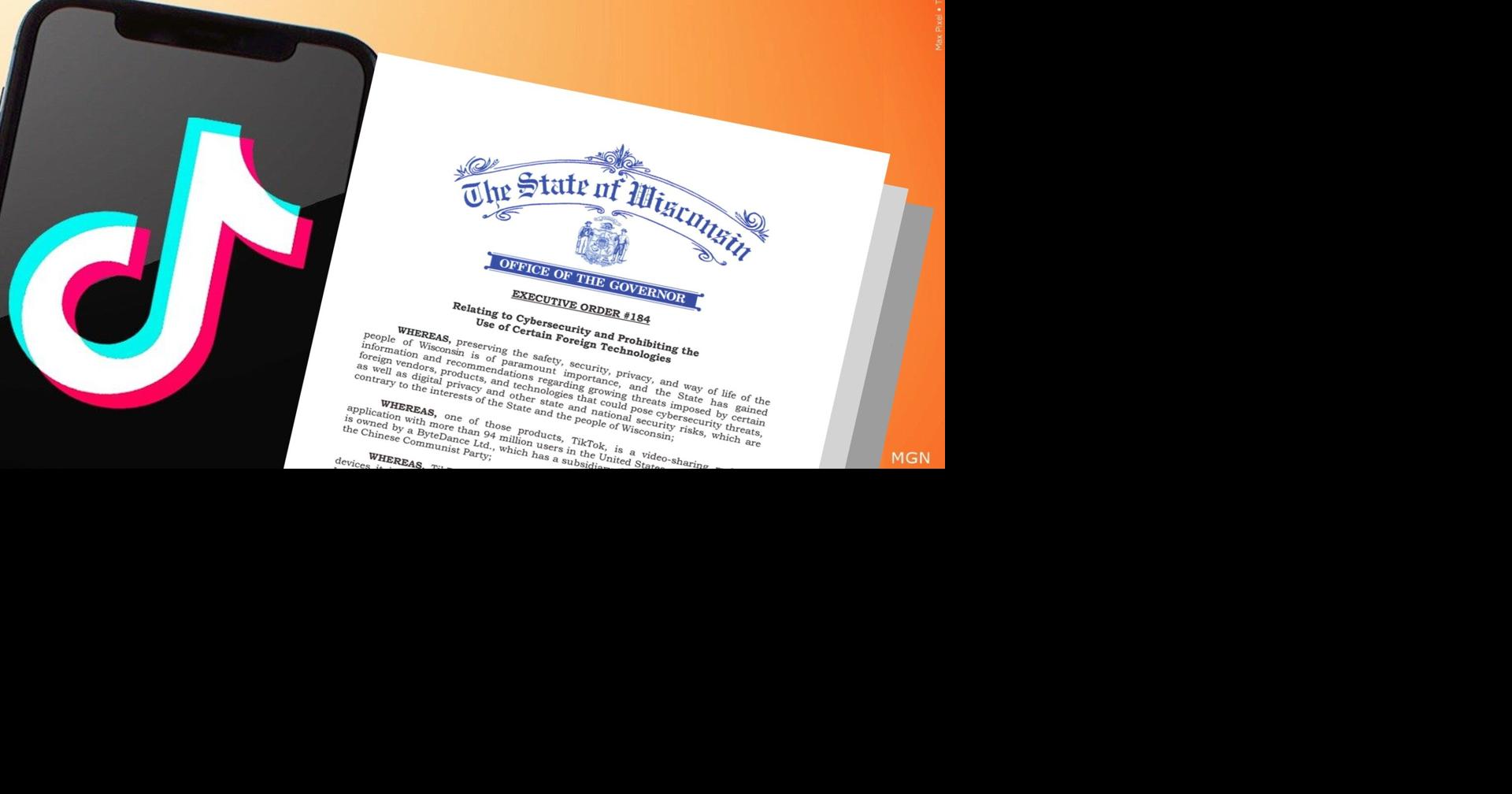 Gov. Evers signs executive order banning TikTok on state-issued devices ...