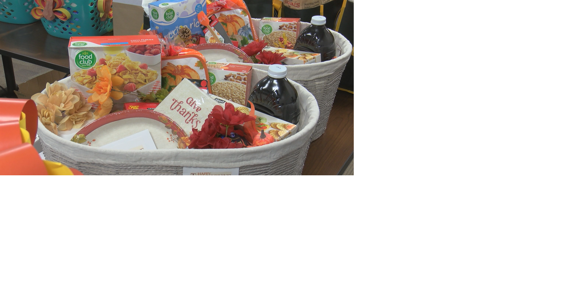 Meriter Hospital celebrates giving with creative Thanksgiving baskets ...
