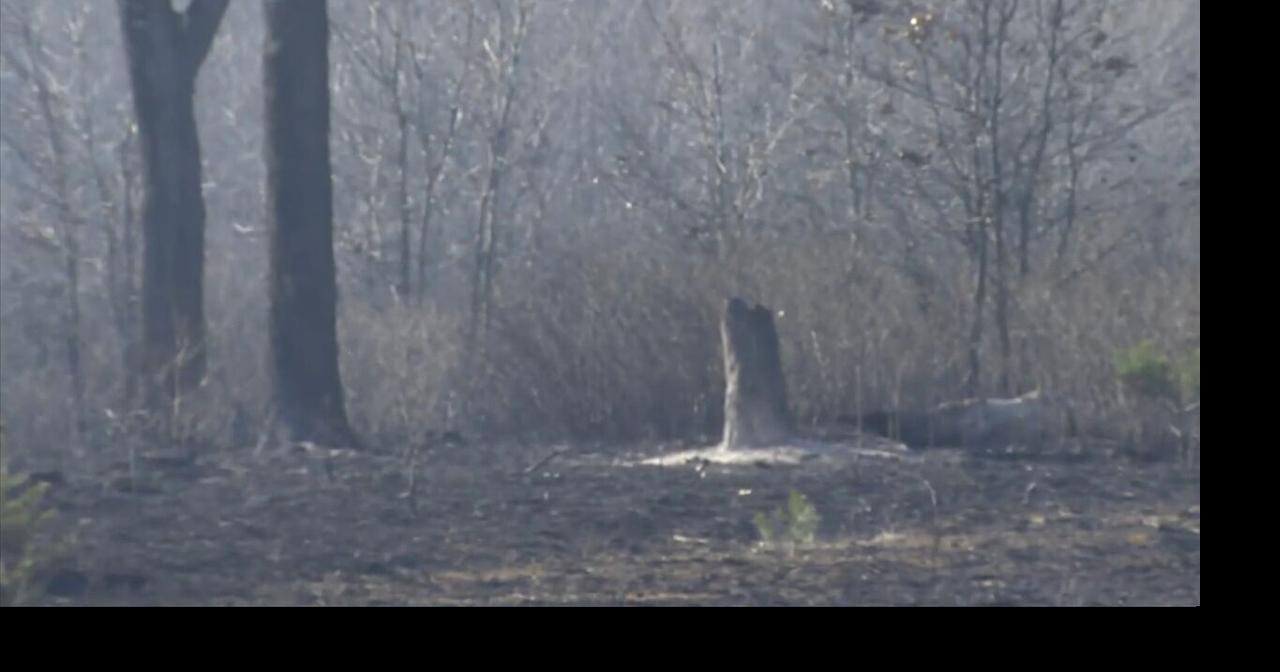 Charred land from the fire outside of Fort McCoy | Video | wkow.com