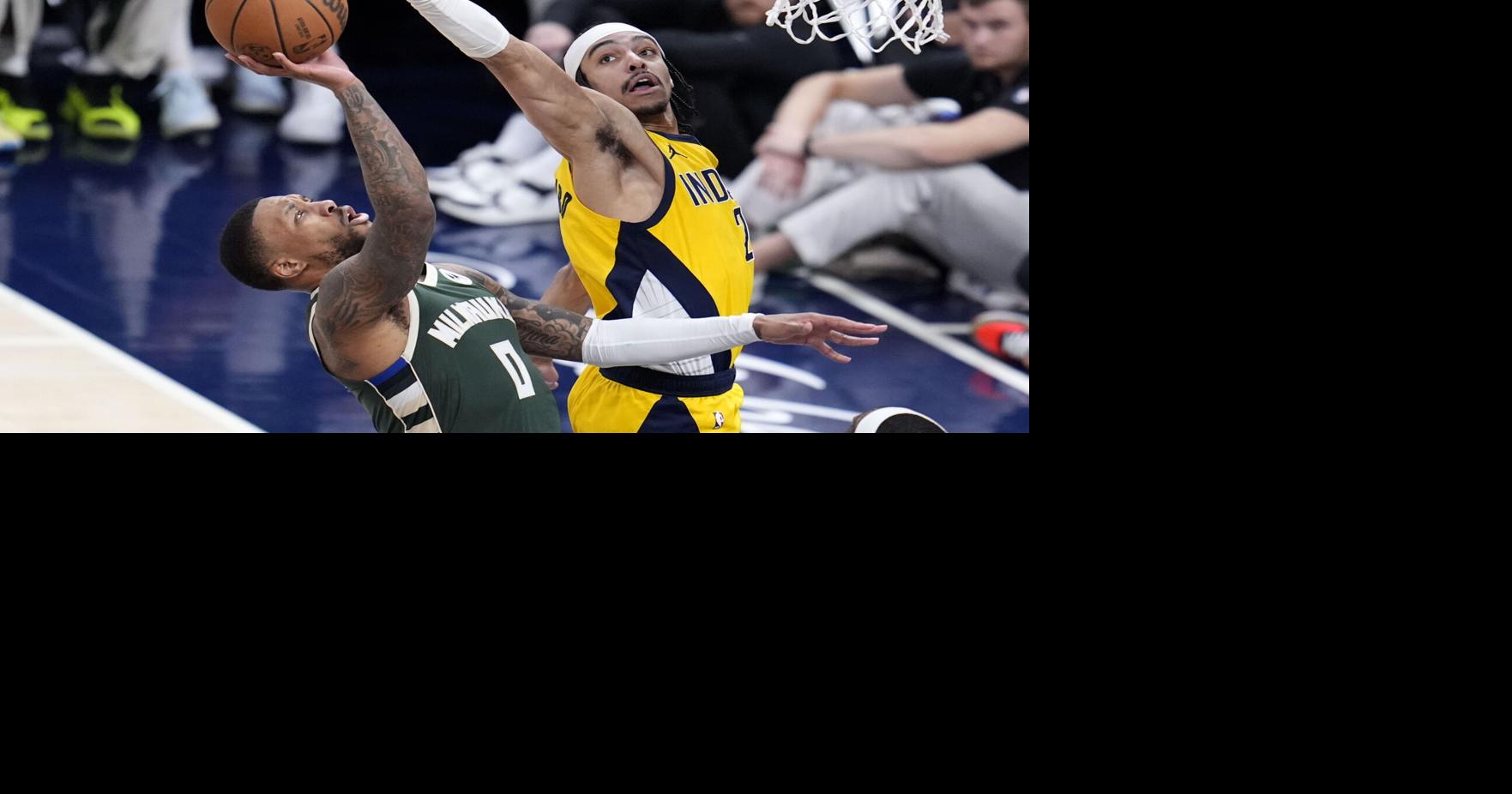 Pacers celebrate 1st playoff series victory in a decade, beating Bucks ...