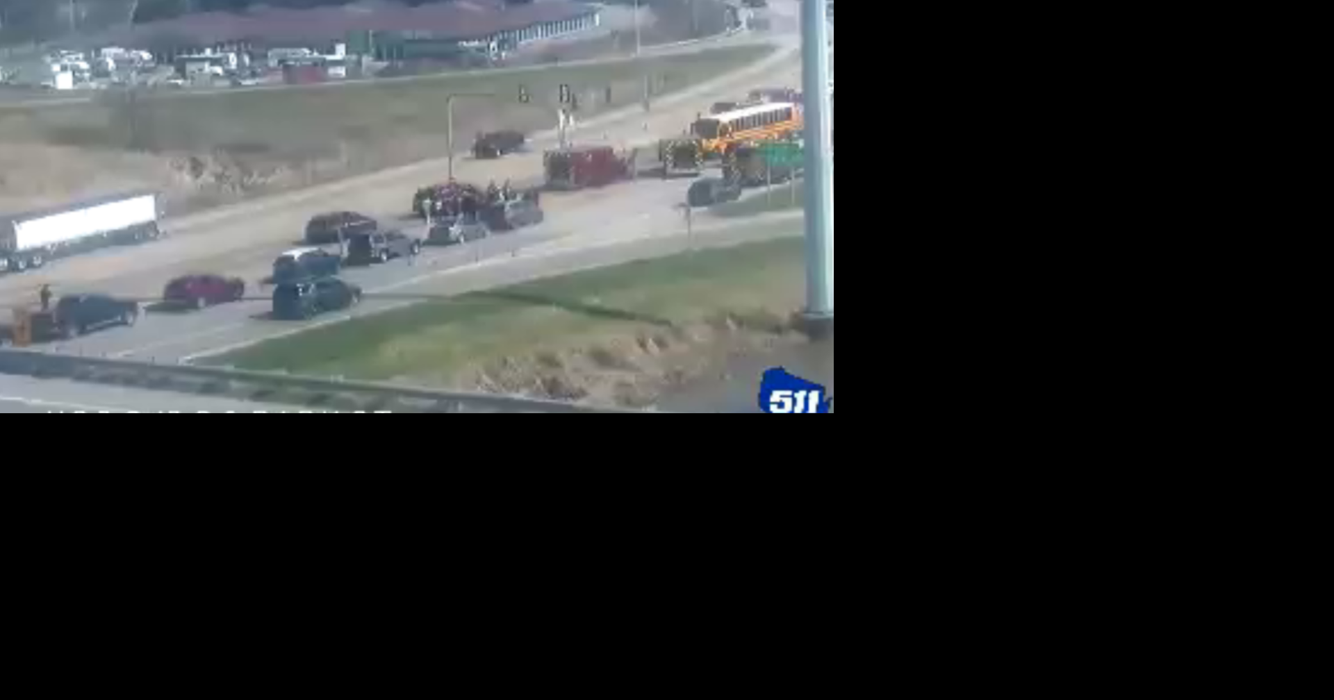 School bus crash on Highway 14 sends 5 kids to hospital with minor ...
