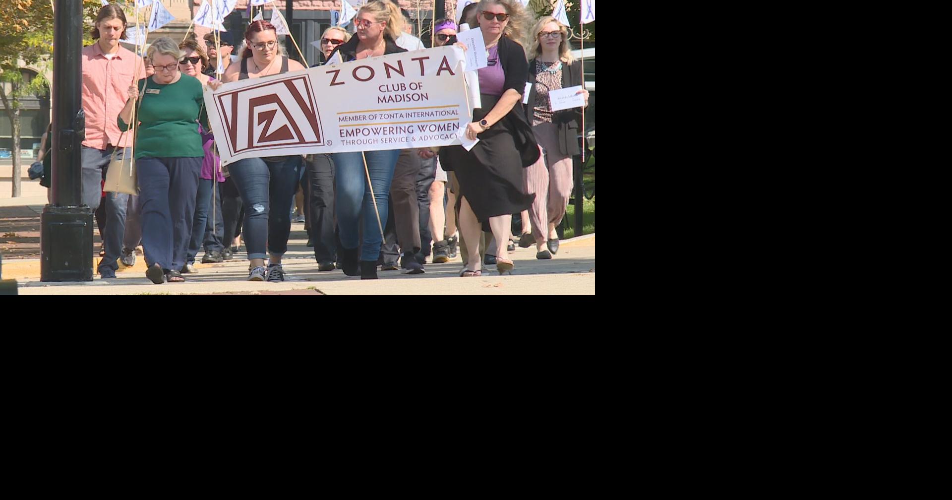 Purple Ribbon Walk honors victims of domestic violence | Archive | wkow.com