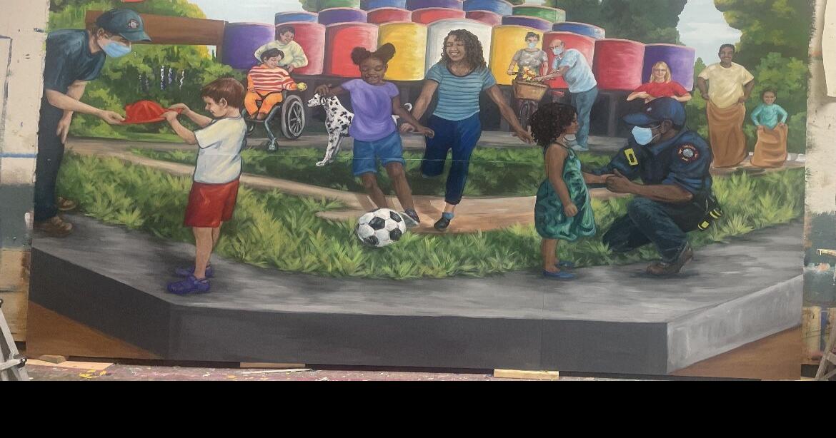New mural to recognize firefighters' work during pandemic | Art | wkow.com