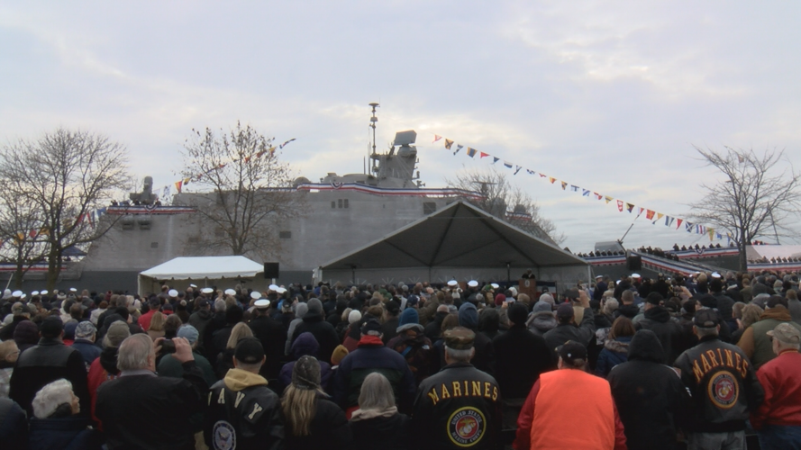 Rock County locals attend USS Beloit commissioning in Milwaukee | Top ...