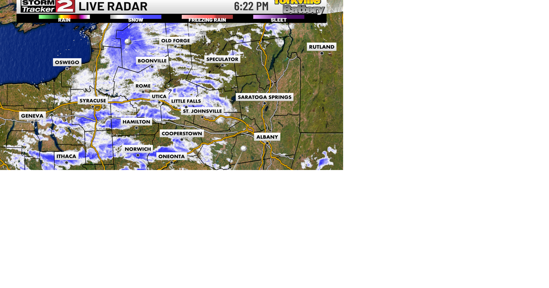 Snow Squalls Bring A Light Accumulation This Evening | News | wktv.com