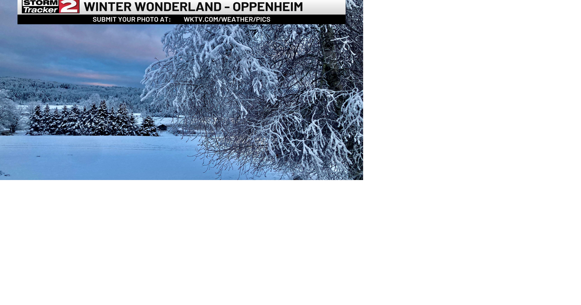 WKTV Weather Photo of the Day: Feb. 20 | Daily Weather Photo | wktv.com