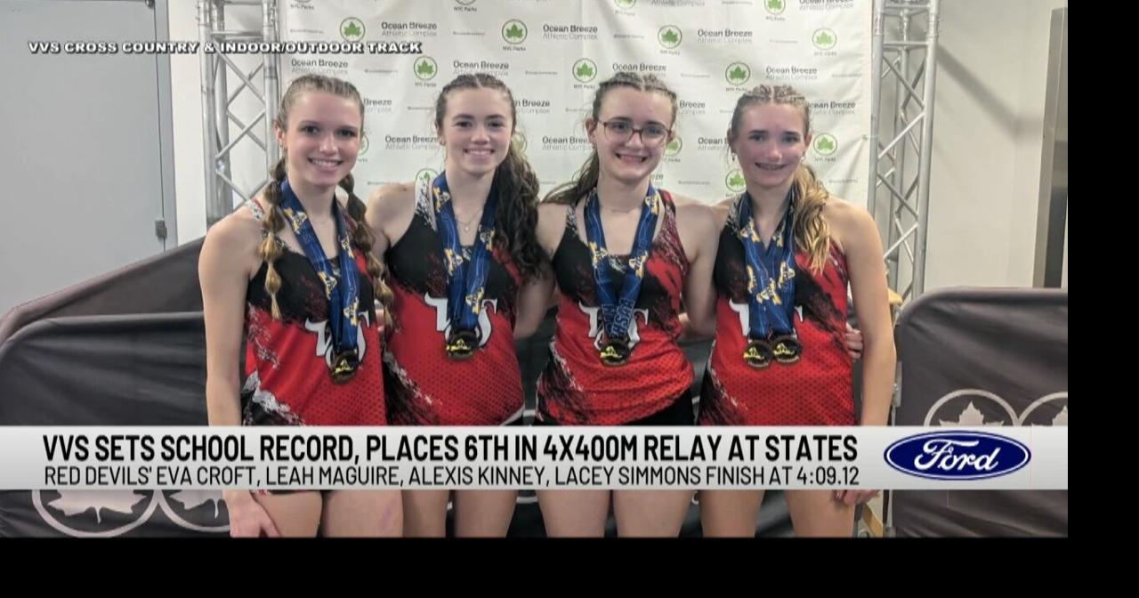 VVS sets school record, places 6th in girls 4x400m relay; Oneonta's ...