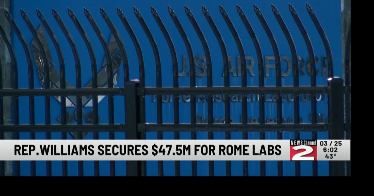 Millions in Funding for Rome Labs | Video | wktv.com