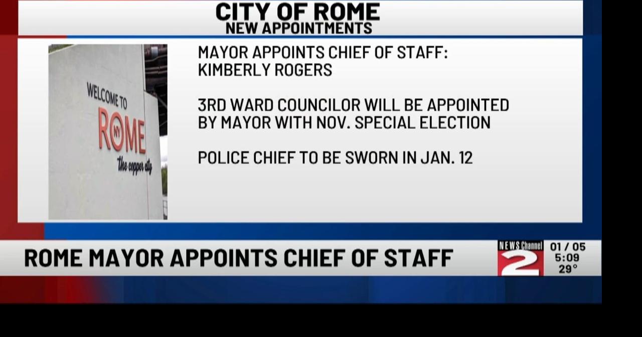 New Rome Mayor Appoints Chief of Staff | Video | wktv.com