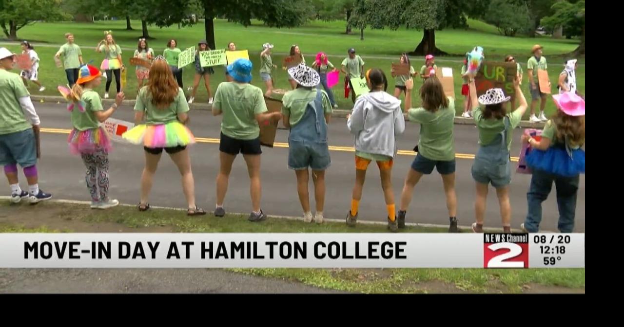Classmates Welcome First-Year Students During Move-In Day at Hamilton ...
