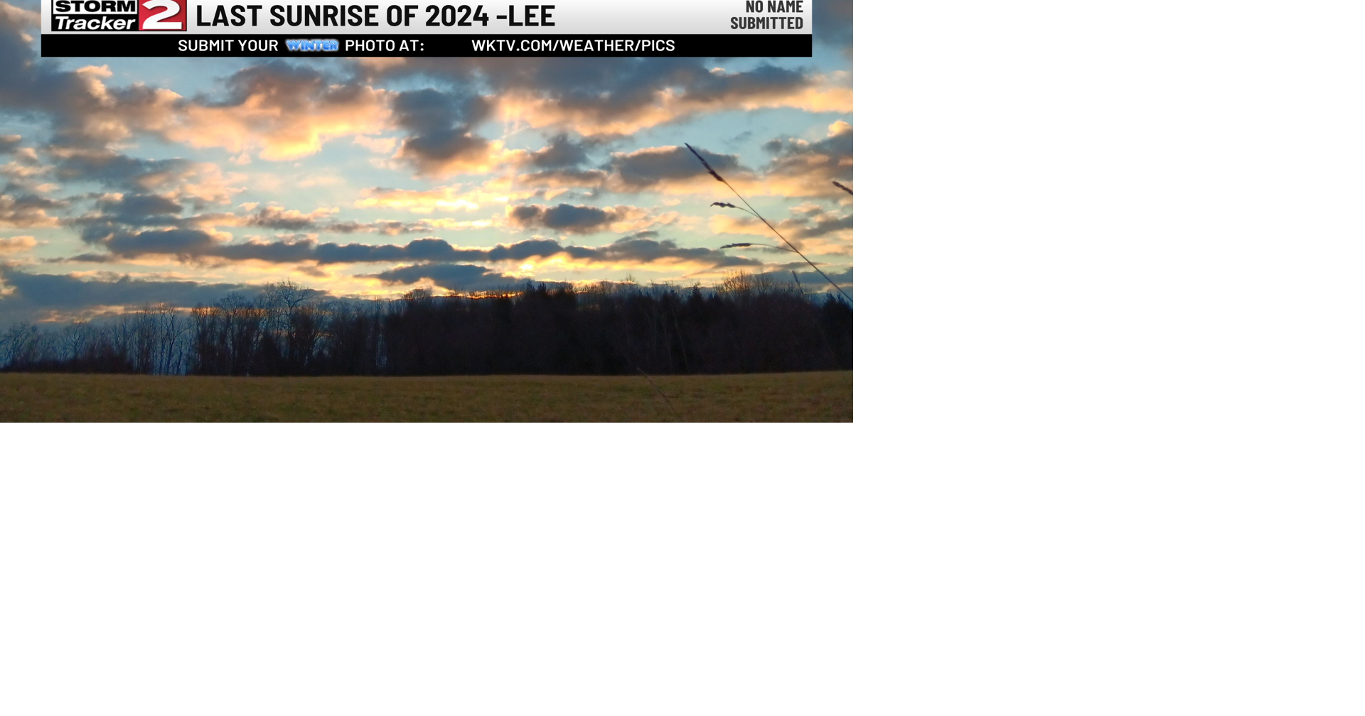 WKTV Weather Photo of the Day: January 2 | Daily Weather Photo | wktv.com