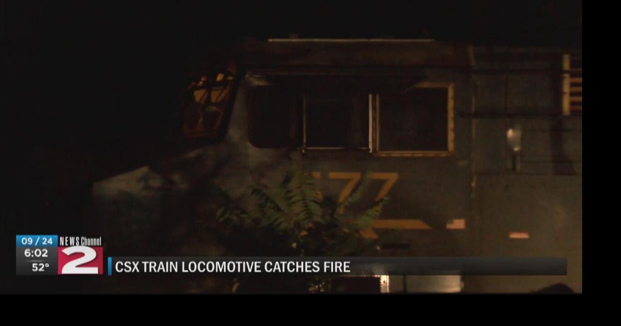 Fire aboard locomotive of CSX train in Little Falls | Local | wktv.com