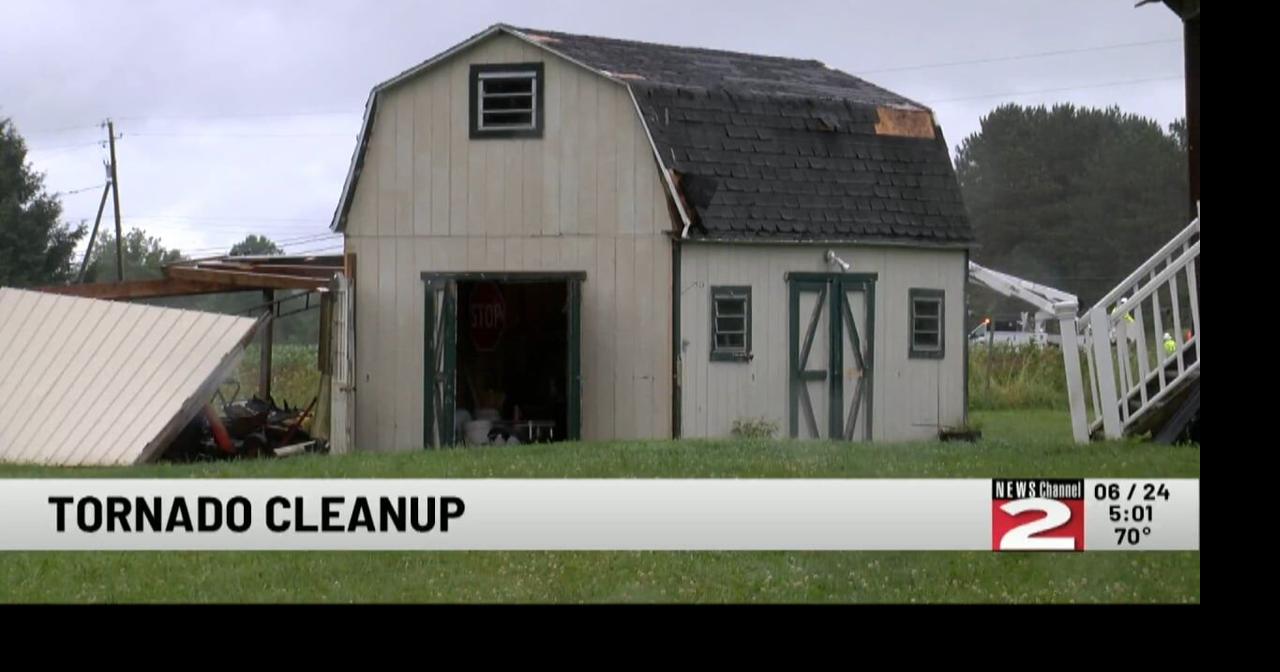 West Winfield Residents Clean up Following Tornado | News | wktv.com