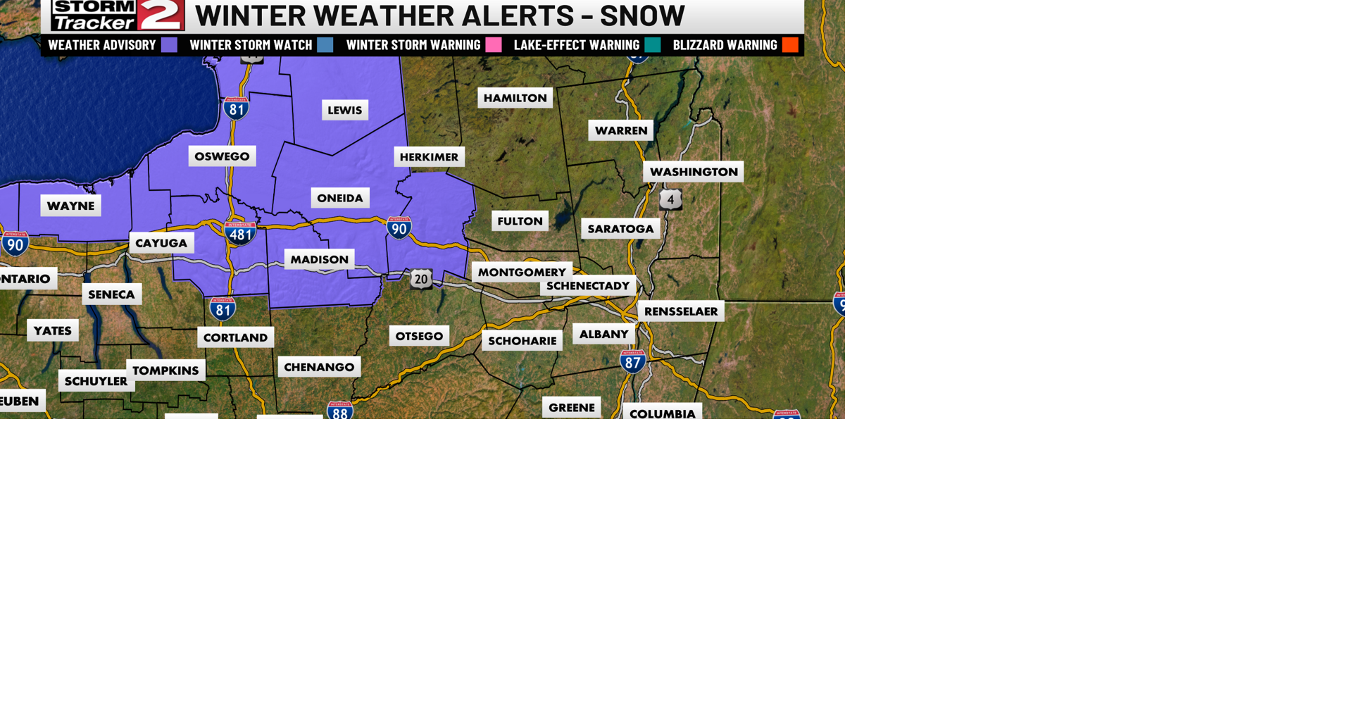 Lake-Effect Snow Continues Today, Windy This Afternoon | Top Stories ...