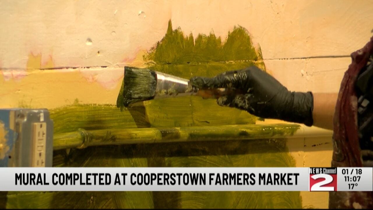 Cooperstown Farmers Market Gets New Mural | Community | wktv.com
