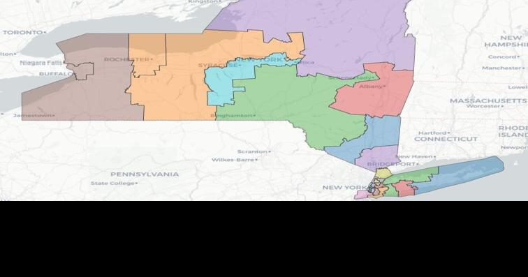 Commission releases draft maps of proposed NY Congressional districts ...