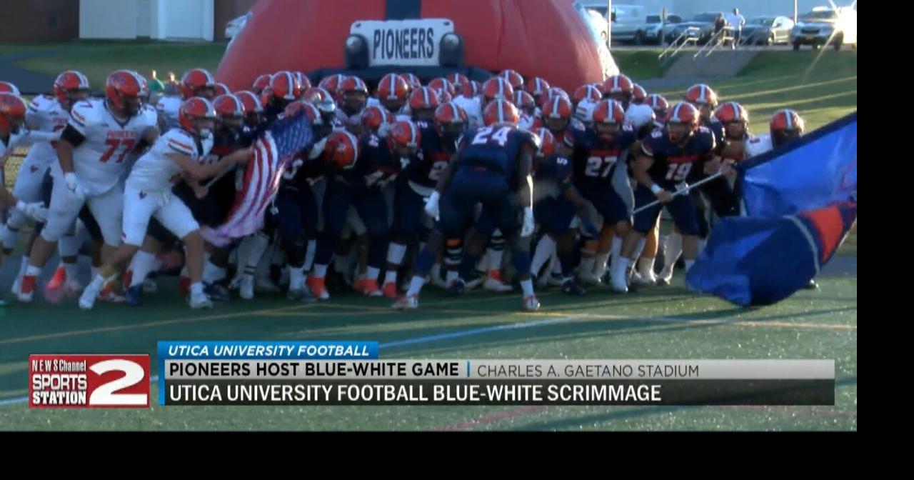Utica University football team holds annual Blue-White scrimmage for ...