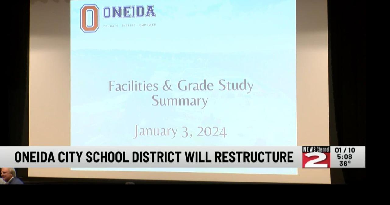 Oneida City School District Will Restructure | Video | wktv.com