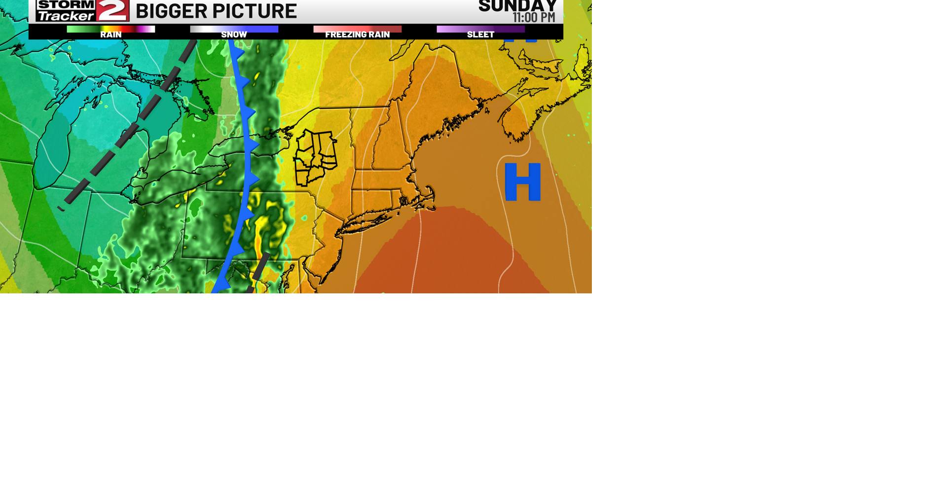 Pleasant Tonight, Unseasonably Warm Tomorrow, Widespread Rainfall ...