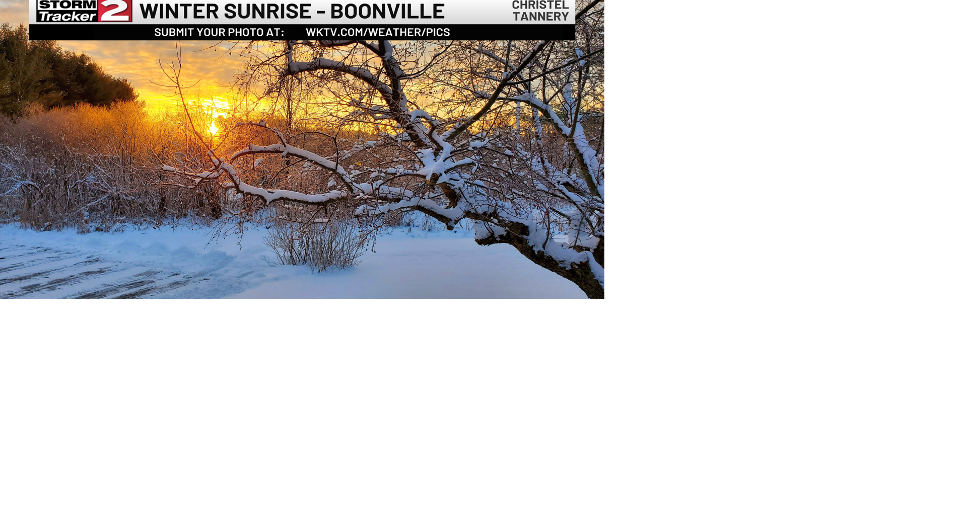 WKTV Weather Photo of the Day: Jan. 12 | Daily Weather Photo | wktv.com