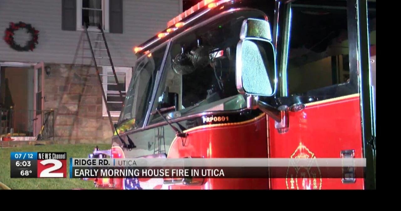 Utica family able to get out of burning home safely; cause under ...