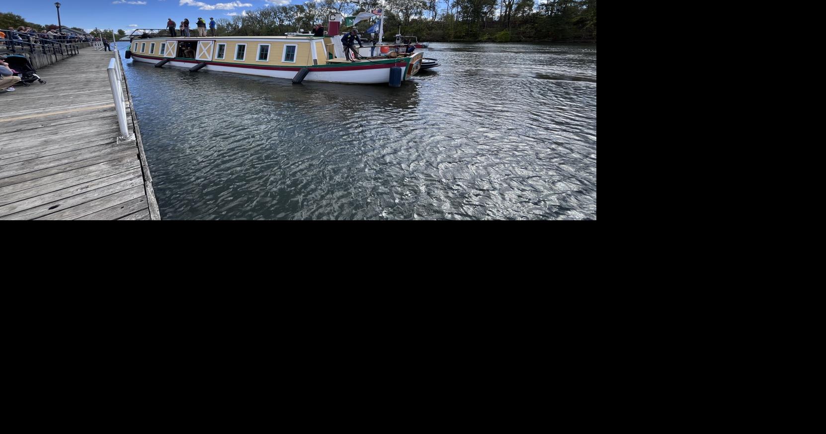 History Comes Alive: Erie Canal Boat 'Seneca Chief' Docks in Rome ...