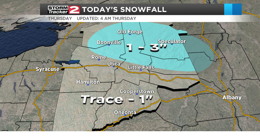 Snow showers across the region | Weather | wktv.com