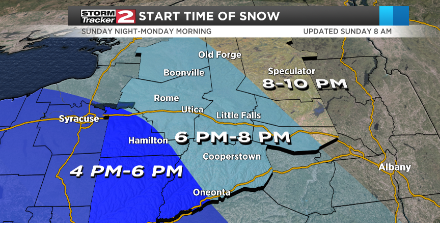 Snow arriving tonight | Weather | wktv.com