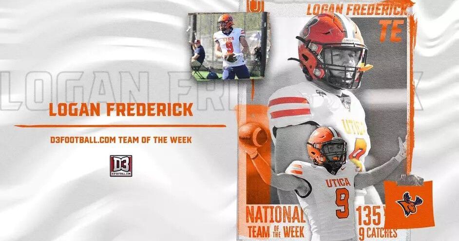 Utica Pioneers Tight End Logan Frederick Shines with 135 Yards, Named ...