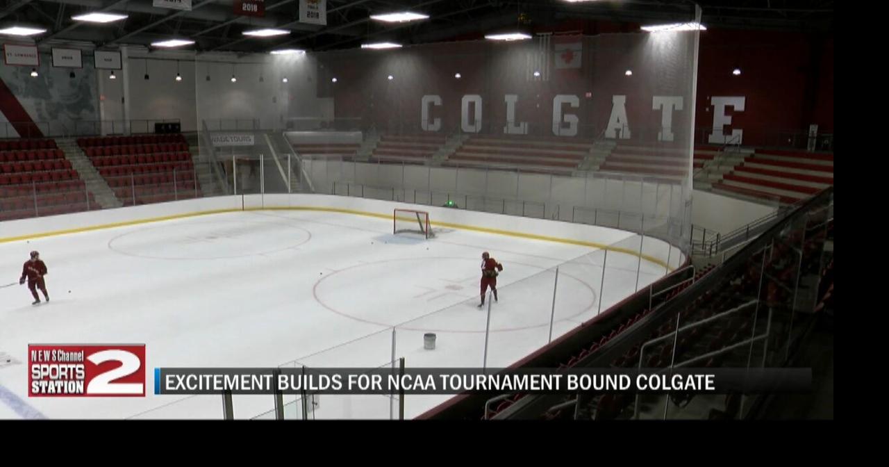 Excitement builds for ECAC champion Colgate as team leaves campus bound ...
