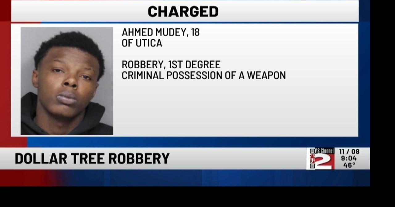 Utica Man Charged with Dollar Tree Robbery | News | wktv.com