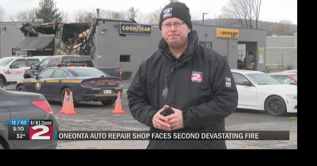 Oneonta auto repair shop faces second devestating fire | Local | wktv.com