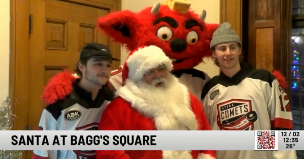 Santa Claus Visits Downtown Utica with Comets Players | Entertainment ...