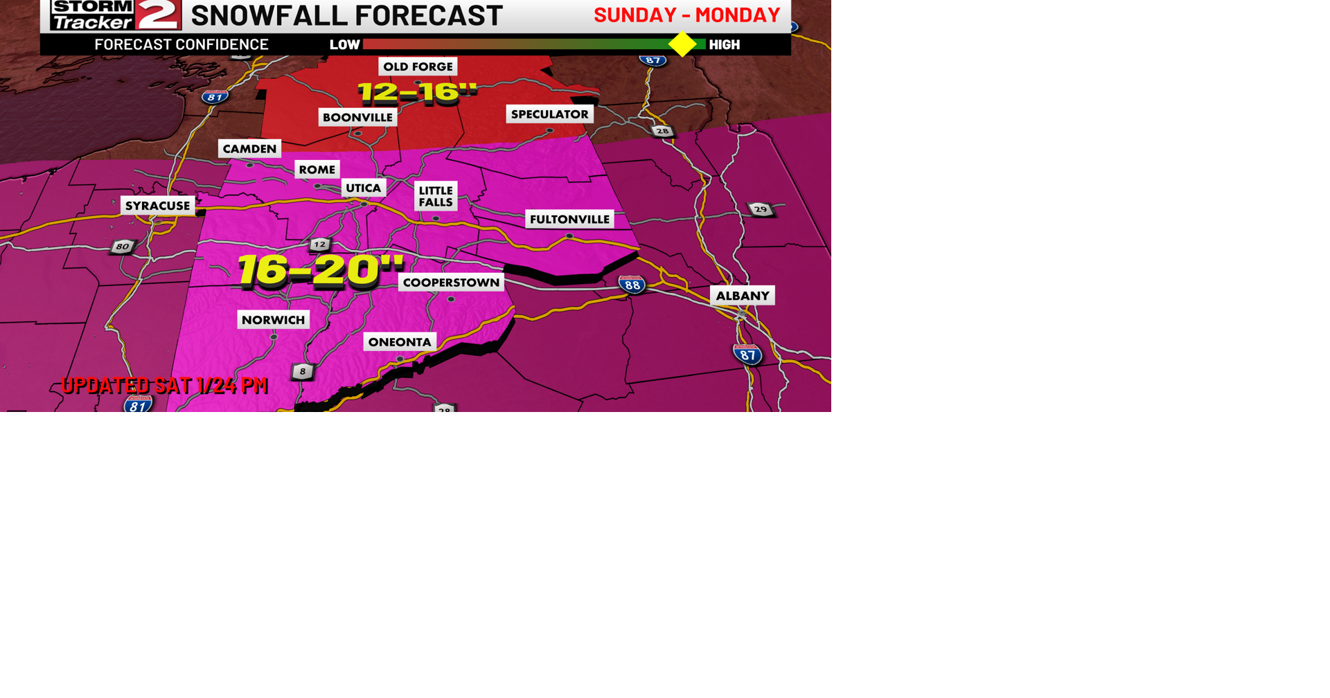 UPDATED: Snow Emergencies in Mohawk Valley | News | wktv.com