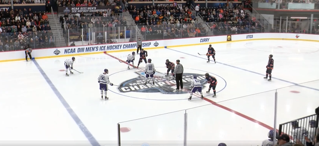 Utica Pioneers Men's Ice Hockey Tops Curry in Overtime to Advance to ...