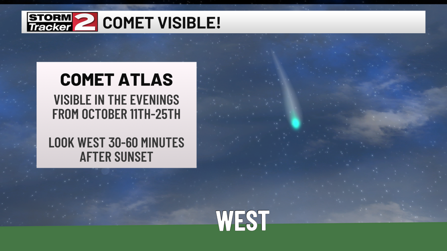 Full Supermoon and Comet ATLAS | Weather | wktv.com