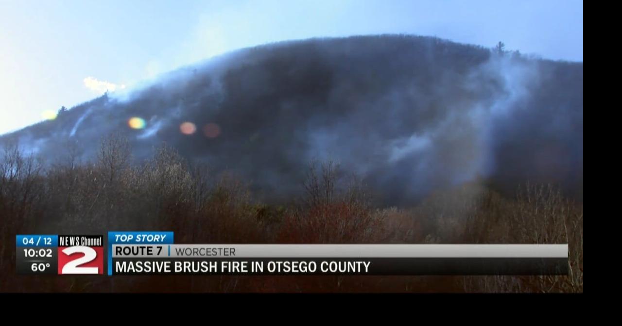 Several departments called in to battle massive brush fire in Otsego ...