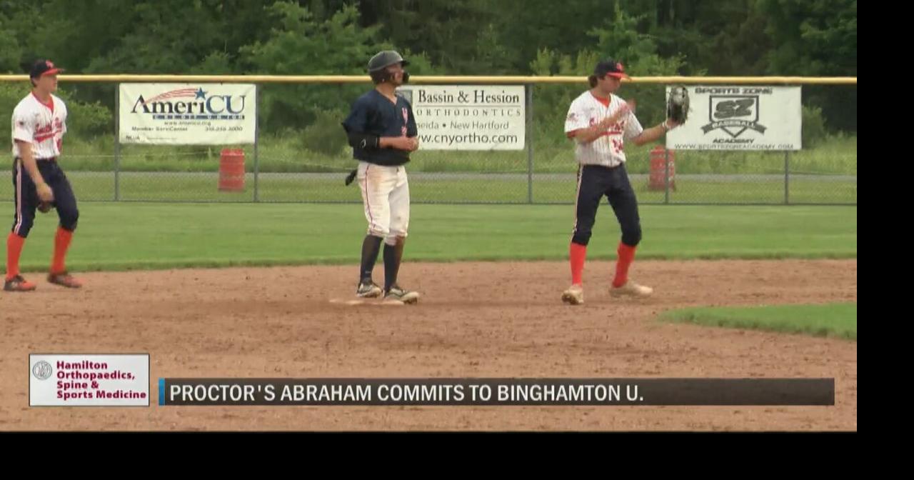 Proctor's Abraham commits to play Division I baseball at Binghamton ...