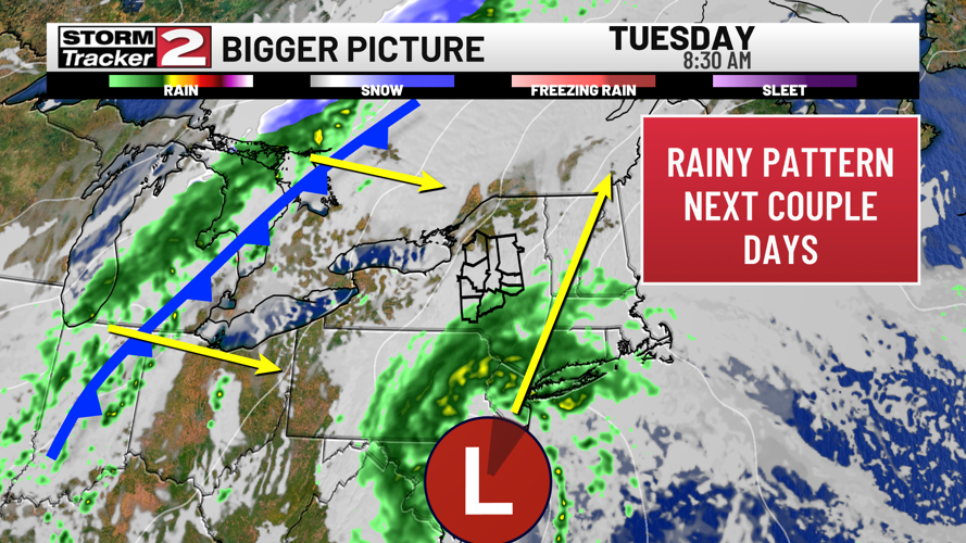 Tuesday Forecast: Mild but Rainy | Weather | wktv.com