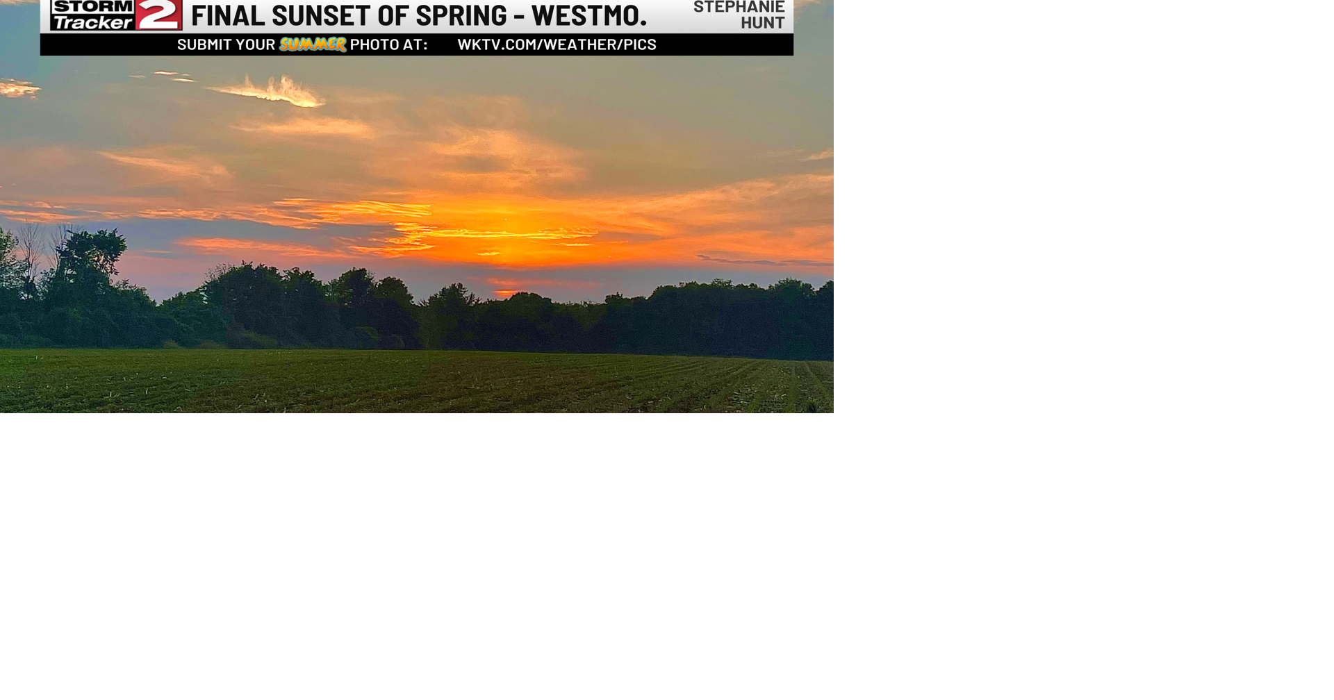 WKTV Weather Photo of the Day: June 20th | Daily Weather Photo | wktv.com